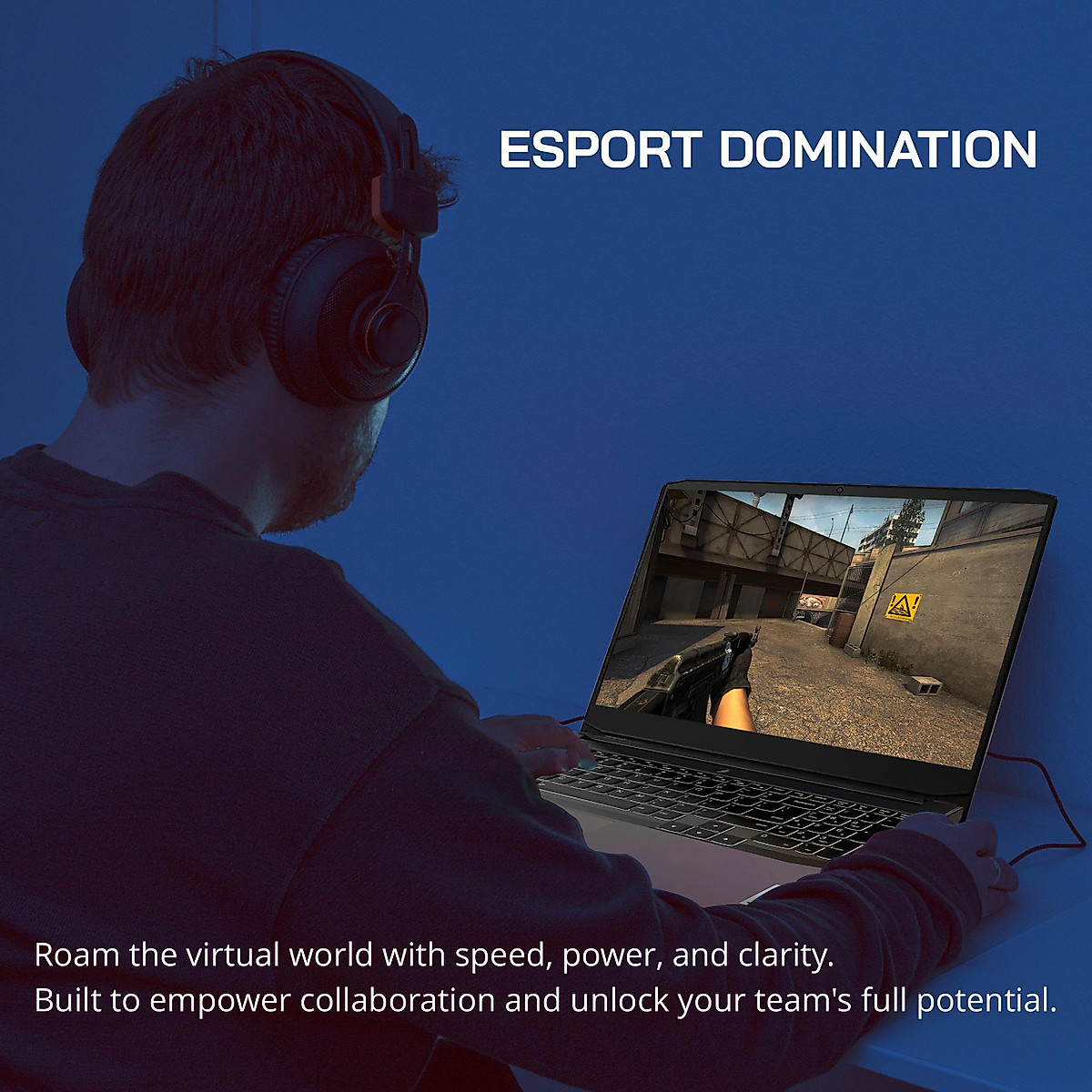 Lenovo IdeaPad Gaming 3 15.6” FHD 120Hz Laptop, AMD Ryzen 5 5600H, NVIDIA GeForce GTX 1650 4GB DDR6, 16GB RAM, 512GB SSD, Backlit Keyboard, Wi-Fi, Bluetooth, Black, Win 11 Pro, 32GB Hotface USB Card