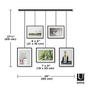 Umbra Exhibit Wall Picture Frames Set of 5