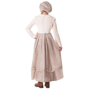 Fun Costumes Pioneer Woman Costume, Bonnet, Apron, Small