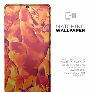 Design Skinz Blurred Abstract Flow V54 Protective Vinyl Decal Wrap Skin Cover Compatible with The Samsung Galaxy S20 (Screen Trim & Back Glass Skin)