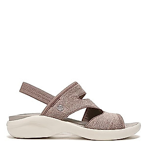 BZees Womens Cleo Strappy Sandal, Latte Camo, 9.5 US