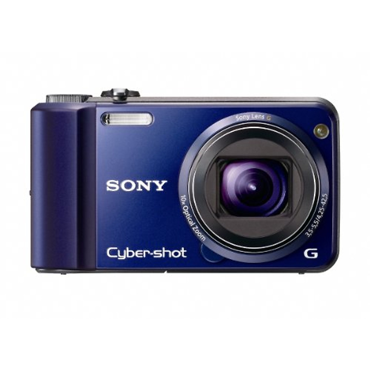 Sony Cyber-Shot DSC-H70 16.1 MP Digital Still Camera with 10x Wide-Angle Optical Zoom G Lens and 3.0-inch LCD (Blue)