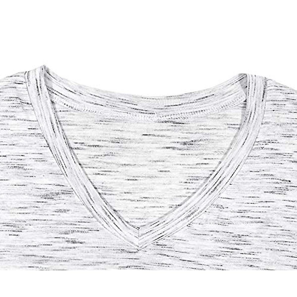 Love Your Flock Shirt Women V-Neck Letters Print Short Sleeves Funny Graphic Tee Casual Tops T Shirts Size L (Light Grey)