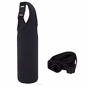 20 oz Tumbler Carrier Holder Water Bottle Handle Bag for yeti,rtic,ozark trail Tumbler and More Travel To-Go Cups Bottles (Black, 20 oz)