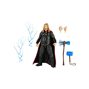 Marvel Hasbro Legends Series 6-inch Scale Action Figure Toy Thor, Infinity Saga Character, Premium Design, Figure and 5 Accessories