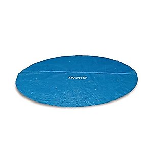 INTEX 28015E Solar Pool Cover: For 18ft Round Easy Set and Metal Frame Pools – Insulates Pool Water – Reduces Water Evaporation – Keeps Debris Out – Reduces Chemical Consumption