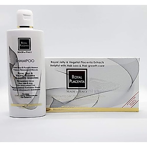 Cosmofarma Royal Placenta Hair Shampoo, 8-Ounce