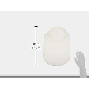 Hayward PMO600M1PRSH PP Monofilament Mesh Filter Bag, Single Length, Sewn Construction, 600 Micron