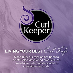 Curl Keeper Treatment Shampoo for Curly Hair, 8 Fl Oz - Daily Hair Shampoo Gently Cleanses & Strengthens All Curl Types - Rebuilds & Restores Damaged Hair - Water Based & Sulfate Free Shampoo
