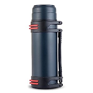 MMLLZEL 304 Stainless Steel Vacuum Flask Outdoor Portable Insulated Tumbler with Rope Thermo Bottle (Color : E, Size : 1.6L)