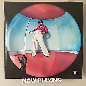 Now Playing Record Stand |Vinyl Wall Mount Shelf |Exotic 3D Wall Mount Shelf | Record Display Stand for Albums |Minimalist White