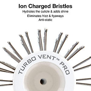 Olivia Garden Ceramic and Ion Turbo Vent Pro Hair Brush CITVPRO-SPR (Shaper)