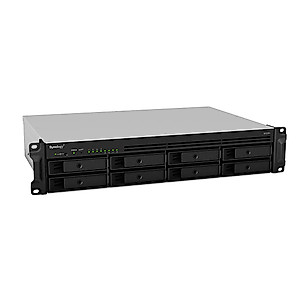 Synology RackStation RS1219+ NAS Server Bundle with Rail Kit, Intel Atom C2538 Quad-Core, 16GB DDR3 SDRAM, 4TB SSD, 60TB SATA HDD, DSM Software