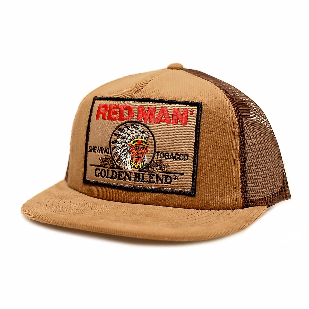 Red Man Chewing Vintage Patch Hat (1990s) Redman Retro Classic Snapback Cap