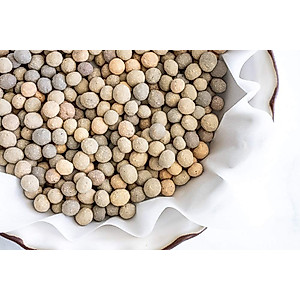 Jefferson Street Ceramics - Made in USA - Ceramic Pie Weights - Natural Clay Beads for Baking Blind Crust - 2.4 lbs with Mesh Bag