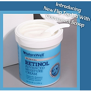 NATURE WELL Clinical Collagen Peptide Intense Restoring Moisture Cream & Retinol Advanced Anti-Aging Moisture Cream Bundle For Face, Neck, & Body