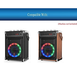 UpBright 5V AC/DC Adapter Compatible with JYX JYX-69BT JYX-69B JYX-69W 3.7V Li-ion Battery Karaoke Machine Professional Active Speaker JYX-69BT-SD-J JYX-69Black JYX-69Wood USB-C Power Supply Charger