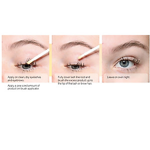 Godefroy Double Lash and Brow Treatment, for longer & thicker eyelash and eyebrows (3ml + applicator)