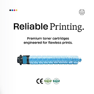 Do it Wiser Compatible Printer Toner Cartridge Replacement for Ricoh 841852 for use in Ricoh MP C6003 MP C4503 MP C5503 MP C6004 (1Pack - Cyan)