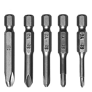 Triwing Screwdriver Bits Set 5 Sizes Y0 Y1 Y2 Y3 Y4, SKZIRI 5in1 3 Point Y-Shaped Y Tip Screwdriver Bit Triwing Bits Set Magnetic Point