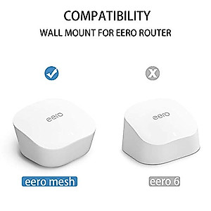 OkeMeeo Adhesive Wall Mount for eero Mesh WiFi No Drilling No Tool Required(1 Pack)