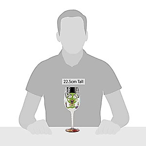 Lolita Bride Corkenstein Wine Glass, 6010663, Multicolor, height 22.5 cm