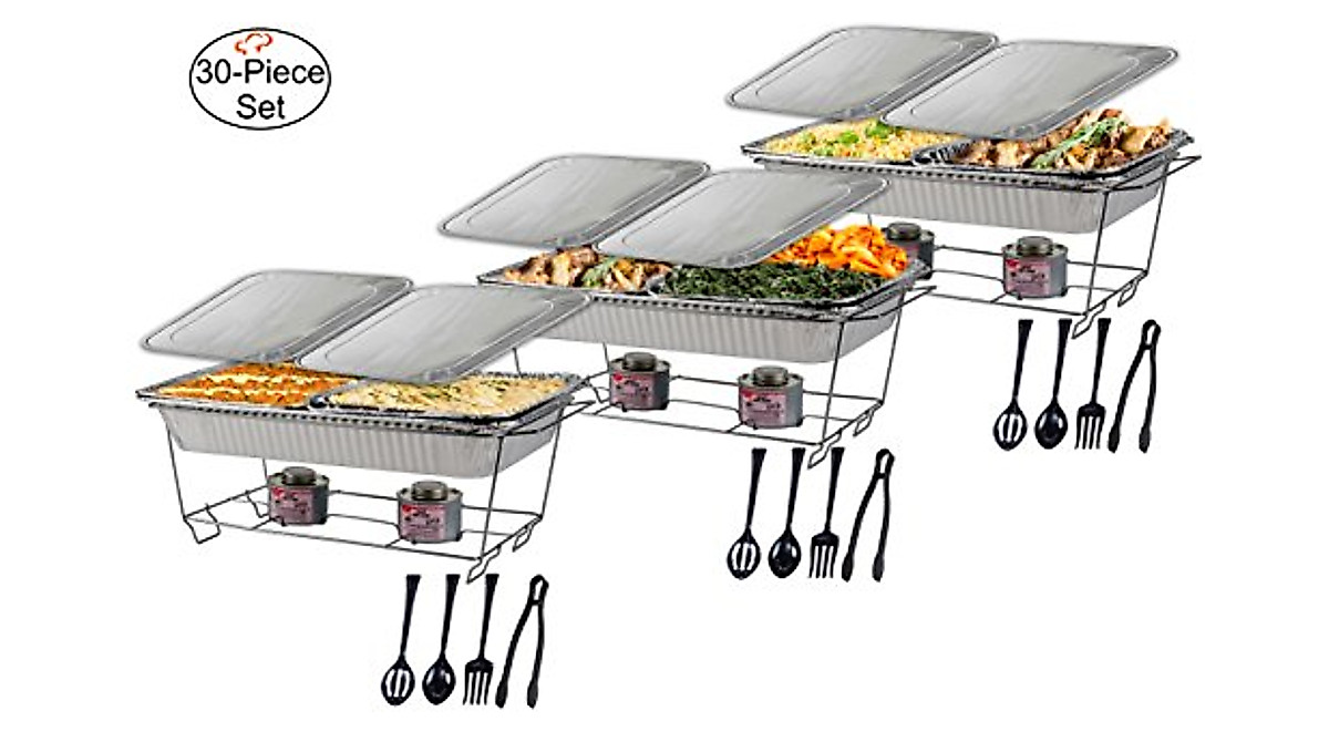 Tiger Chef Disposable Chafing Dish Set for Catering