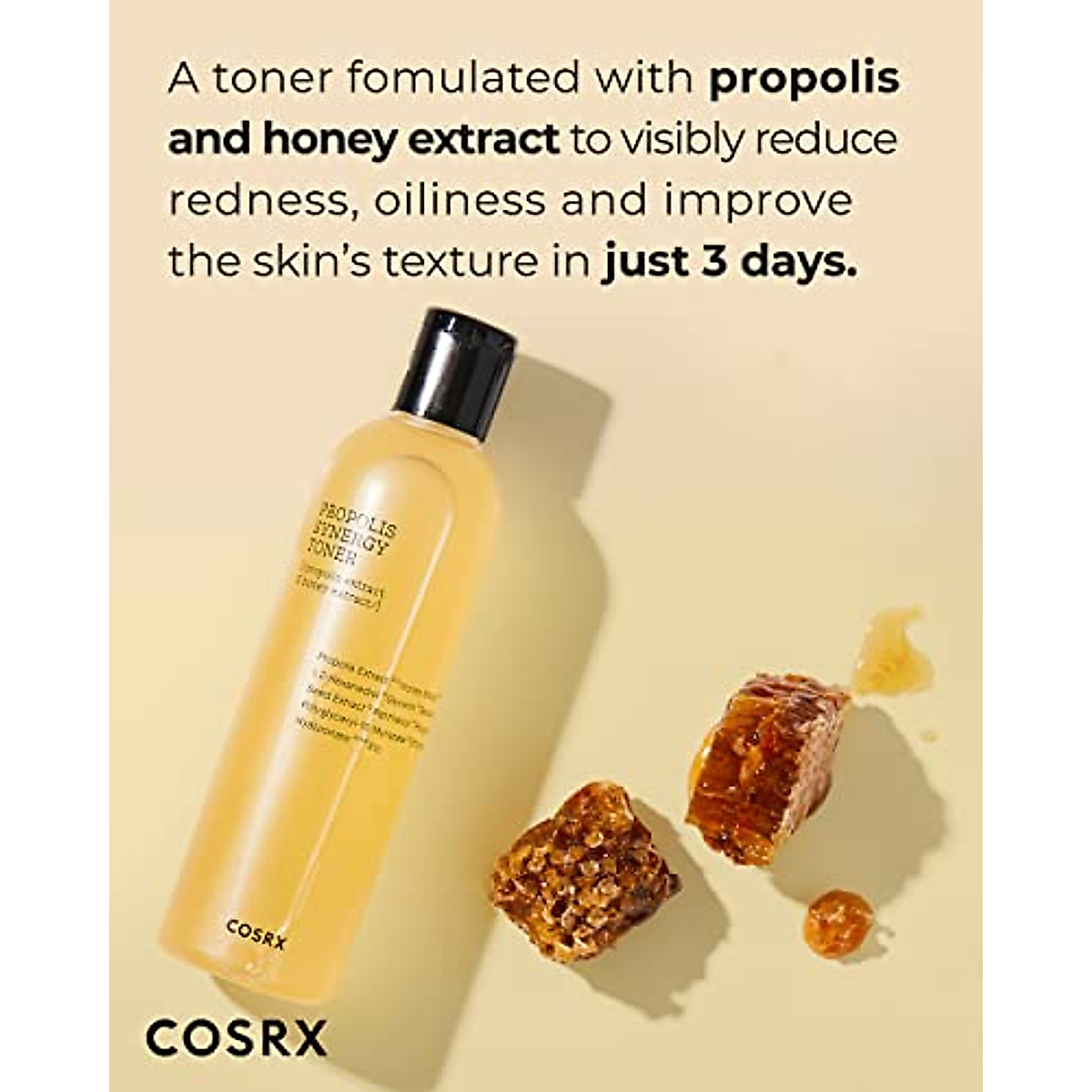 COSRX Full Fit Propolis Synergy Toner, 150ml / 5.07 fl.oz | Propolis 72.6% | Korean Skin Care, Paraben Free