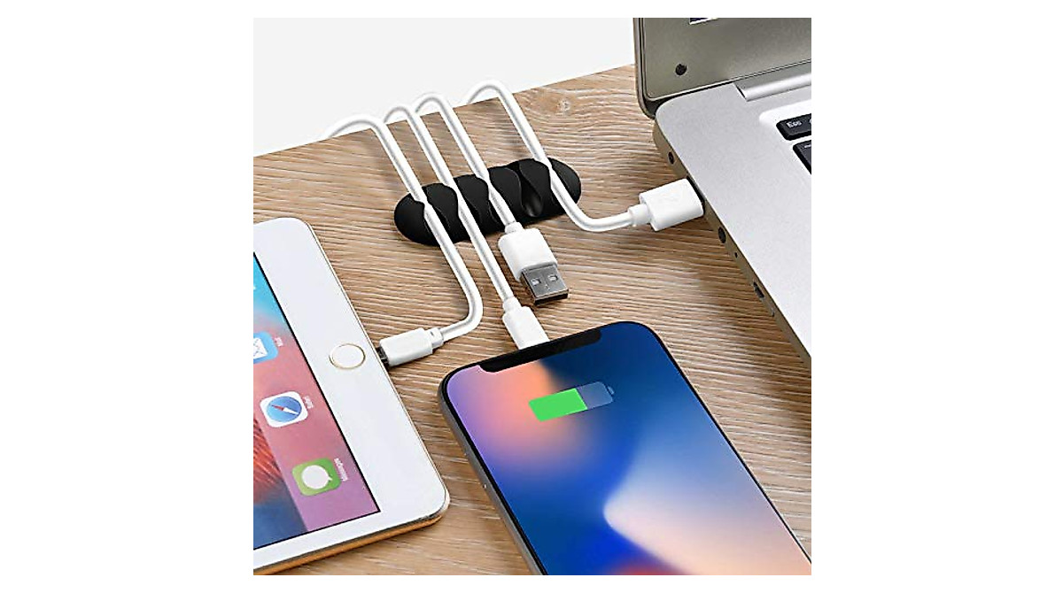 Tevado 16 Pack Cable Management, Premium Black Cable Clips Holders ...