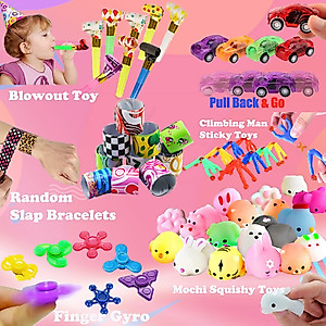 YOAUSHY 147 Pcs Party Favors for Kids, Treasure Box Toys, Classroom Prizes for Kids, Prize Box Toys for Kids, Goodie Bag Stuffers Pinata Filler, Treasure Chest Carnival Prizes Toys for Kids 4-8 8-12