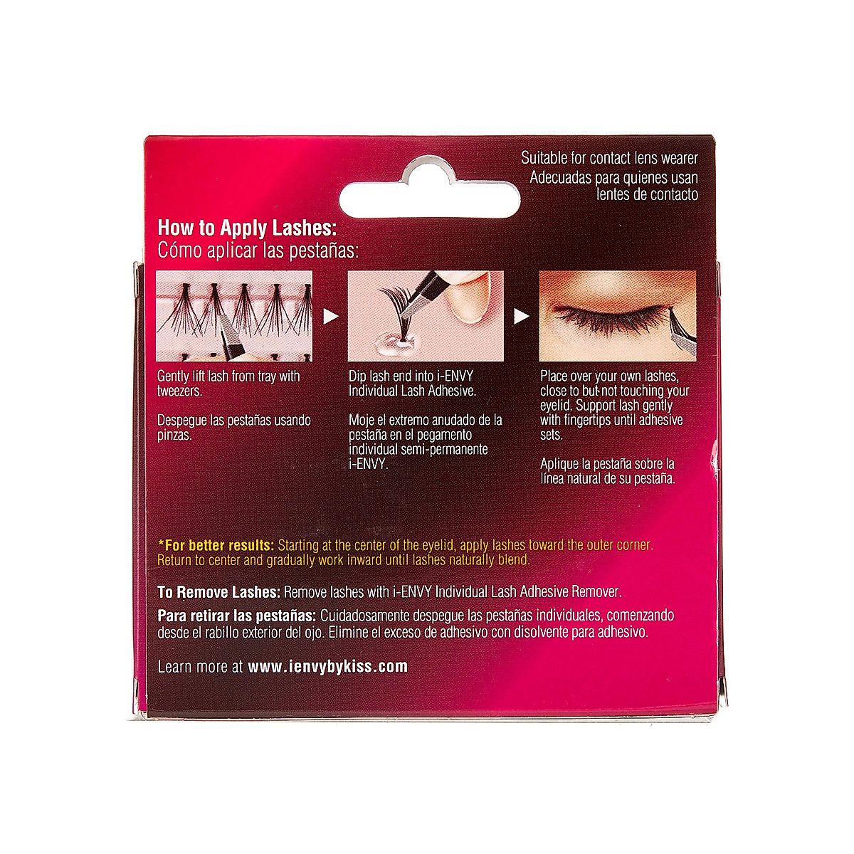 iENVY Knotted Individual Lash Ultra Black (Long) 2X Volume 4 Trays Multi Pack 280 Lashes Voluminous Glamorous Look