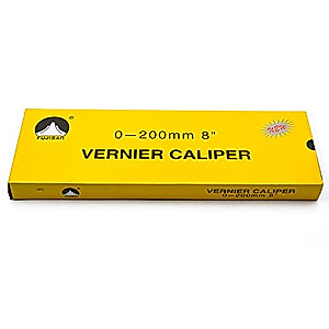 Oudtinx Professional Caliper Vernier Caliper Stainless Steel Hardened Chromeplated Inch/Metric 0-6"/150mmx0.001"/0.02mm