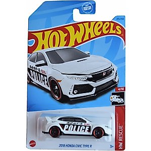 Hot Wheels 2018 Honda Civic Type R, HW Rescue 4/10 [White] 215/250