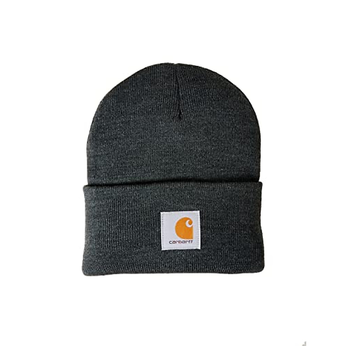 Carhartt Men's Knit Cuffed Beanie, Coal Heather, One Size