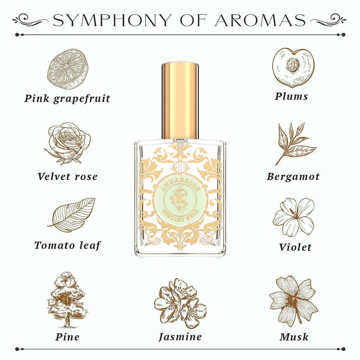Shelley Kyle Unveiling Exquisite Fragrances with Travel Size Women Perfume. Discover Enchanting, and Tease Perfume for Women, plus Floral Scents Annabelle Perfume, 30 ml