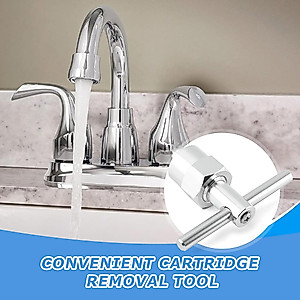 Kakalote 104421 Cartridge Puller Removal Tool, Replacement Cartridge Fit for Moen 1200 1222 1225 Single Handle Cartridges, Bathtub Shower Valve Parts Plumbing Cartridge Removal Tool