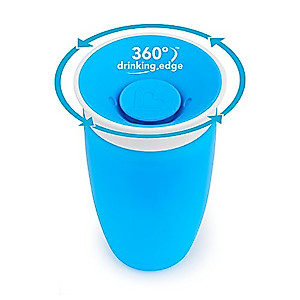 Munchkin® Miracle® 360 Toddler Sippy Cup, 10 Ounce, Blue