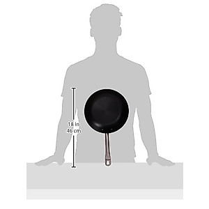 Imusa LCI-19006 Light Cast Iron Pre-seasoned Non-Stick Saute HandlesSaute Pan with Stainless Steel Handles, Black, 9.5-Inch