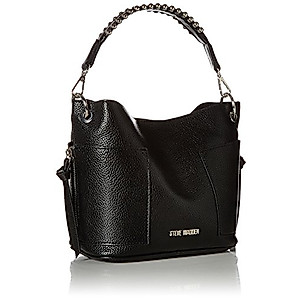Steve Madden Women's Bsammy shoulder handbags, Black, One Size US