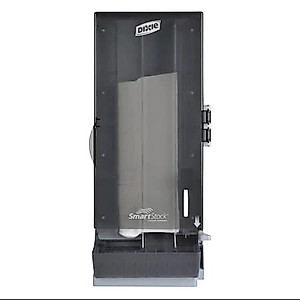 Dixie SmartStock Utensil Dispenser, Spoon, 10" x 8.78" x 24.75", Smoke - Includes one utensil dispenser.