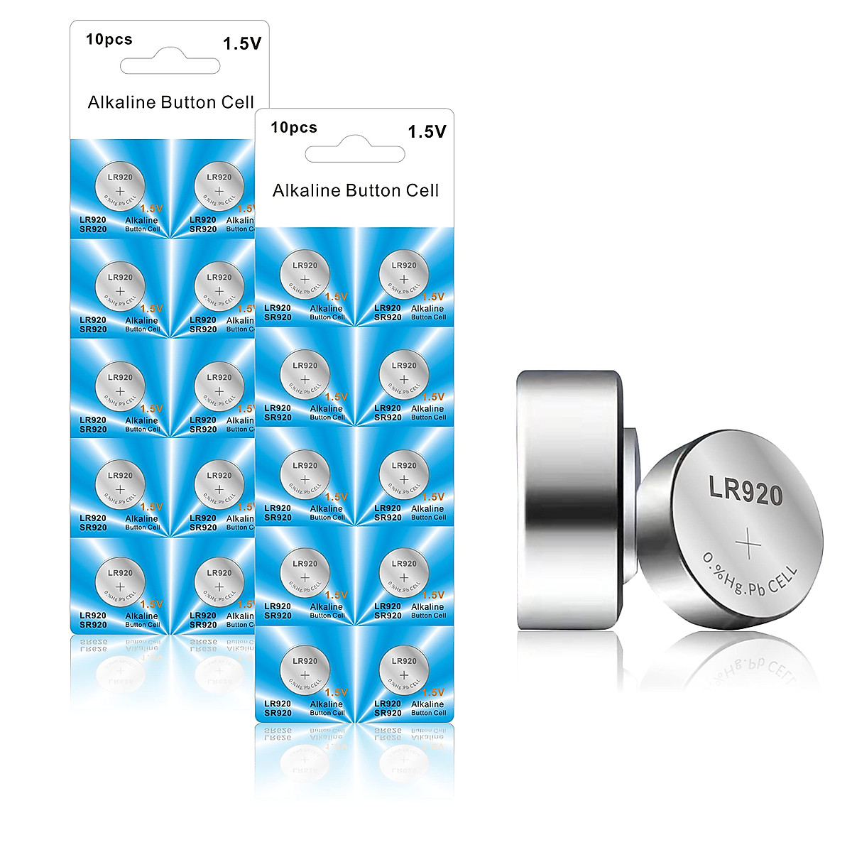 EUKEPUI SR920SW 370 371 LR920 1.5V Watch Battery-20 Count