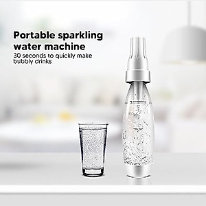 Soda Maker, Professioanl Homemade Soda Fizzy Water Machine Manual Sparkling Water Machine for Sparkling Water Making Drinking Home Use