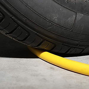 Hromee Air Compressor Hose 3/8 in x 50 ft Hybrid Rubber & PVC Hose with 1/4 in MNPT Swivel End Connector and Quick Universal Industrial Coupler & Plug Kit 300 PSI Yellow