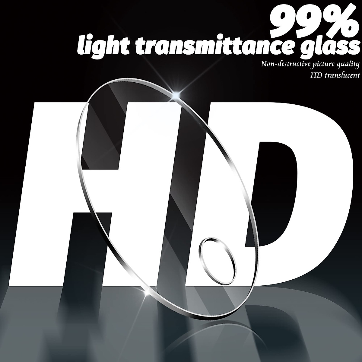 Orzero (4 Pack) Camera Lens Protector Compatible for OnePlus 11 5G, Protector de Cámera Solid Acrylic Cover 2.5D Arc Edges High Definition Bubble-Free