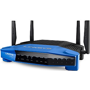 Linksys AC1900 Dual Band Open Source WiFi Wireless Router (WRT1900AC) Renewed