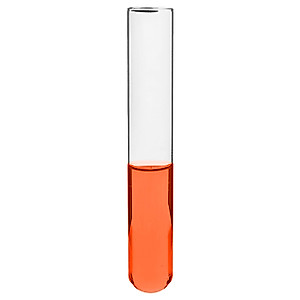 EISCO 24PK Test Tubes, 50ml - Borosilicate 3.3 Glass - 1.2mm Thick Walls, Rimless - Superior Heat & Chemical Durability - 5.9" Tall, 1" Diameter - Fire Polished Ends