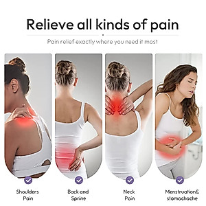 Microwavable Heated Neck Wrap Warmer and Shoulder Heating Pad Microwave, Weighted Microwave Heating Pad for Neck and Shoulders Hot and Cold Compress