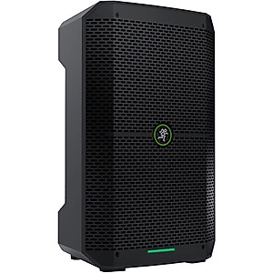 Mackie Thump Go 8" Portable Bluetooth Battery-Powered Loudspeaker Bundle with Steel Speaker Stand and XLR-XLR Cable