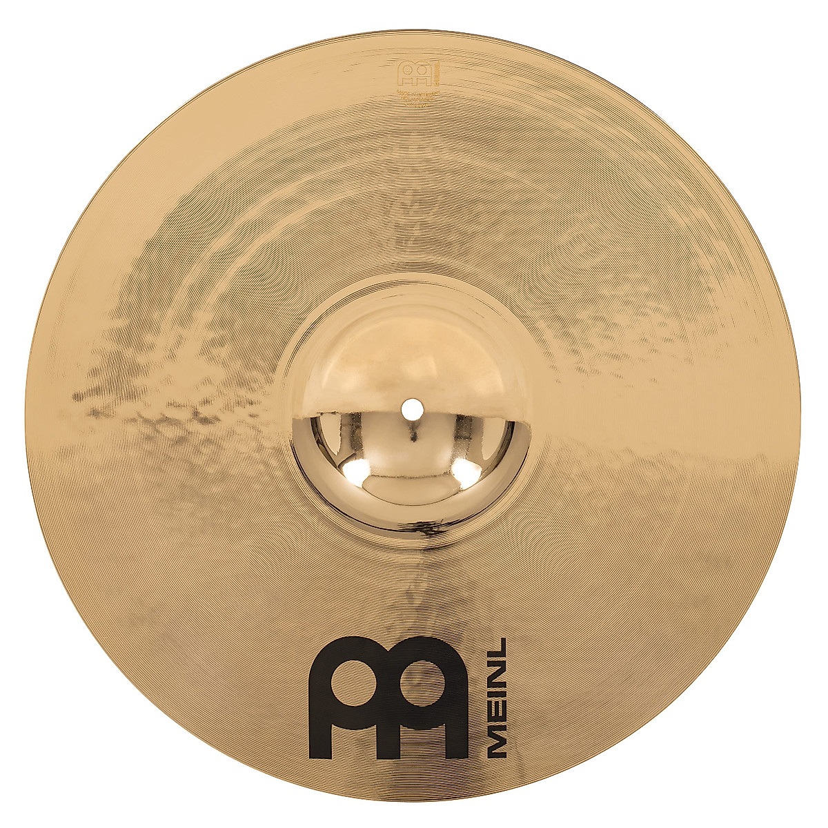 Meinl Cymbals Pure Alloy Custom 18" Medium Crash Cymbal — Made in Germany — Smoked Bronze Finish, 2-Year Warranty (PAC18MC)
