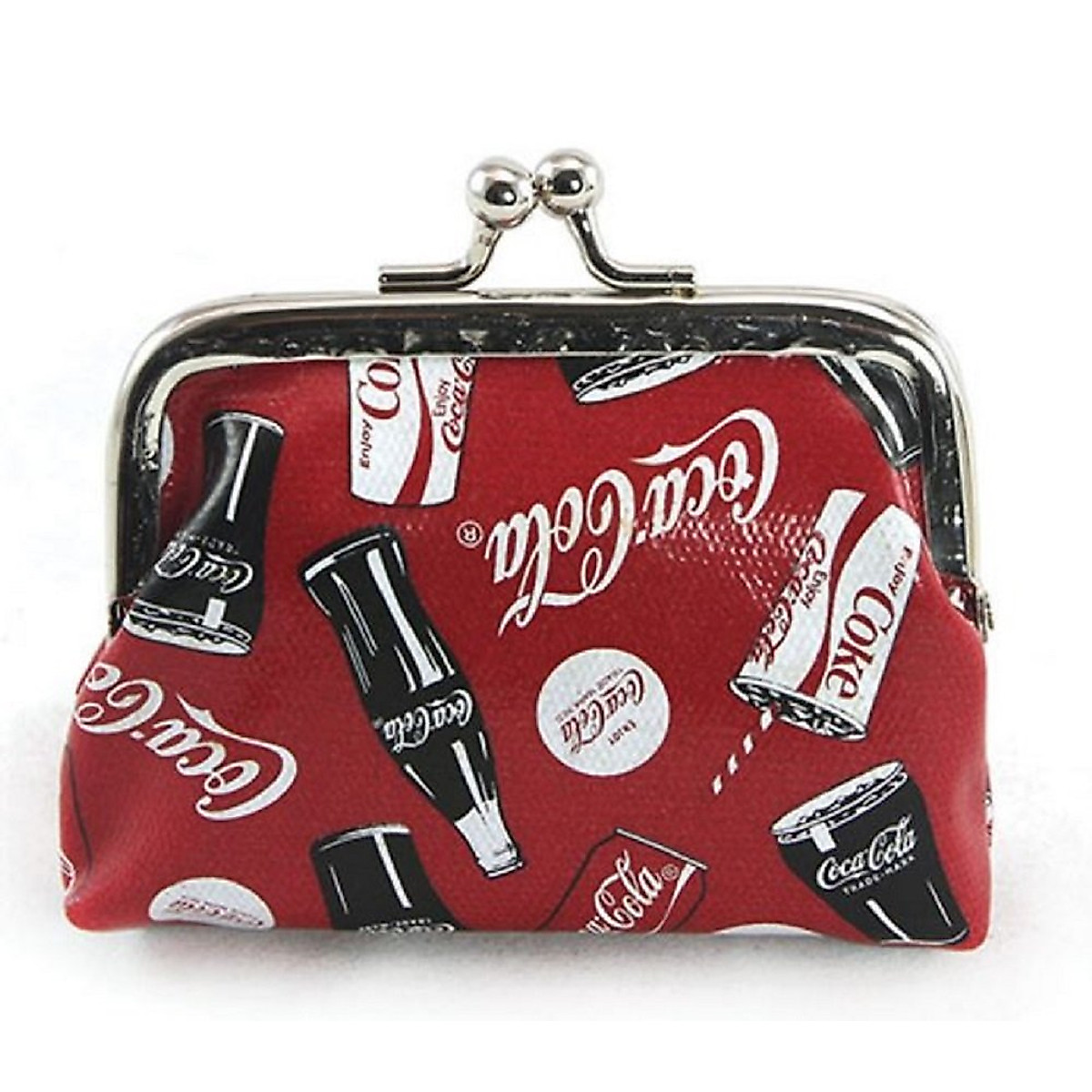 Coca-Cola Licensed Kiss lock Coin Purse Change